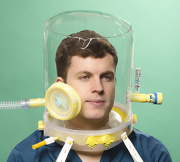 StarMed CaStar Up openable hood for CPAP therapy